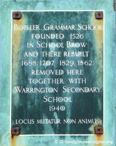 Boteler Grammar School – mywarrington